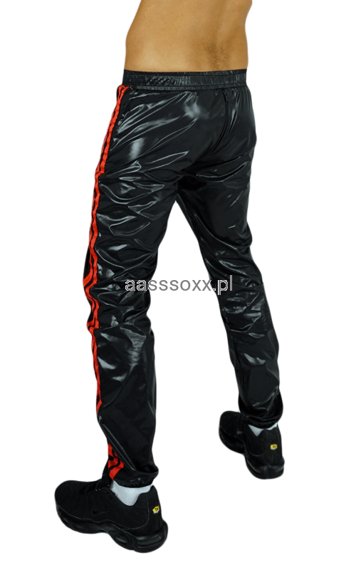 Kinky Pants No Cuffs Scally Red Stripes Asox Official Kinky Nylon